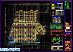AutoCAD Basement Fire Fighting Drawing Free Download (2025)
