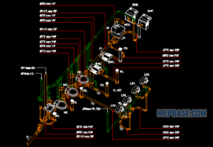 AutoCAD Drainage System with 3D Isometric Project Download