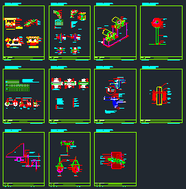 Complete Piping Detail DWG Library for MEP Systems Download